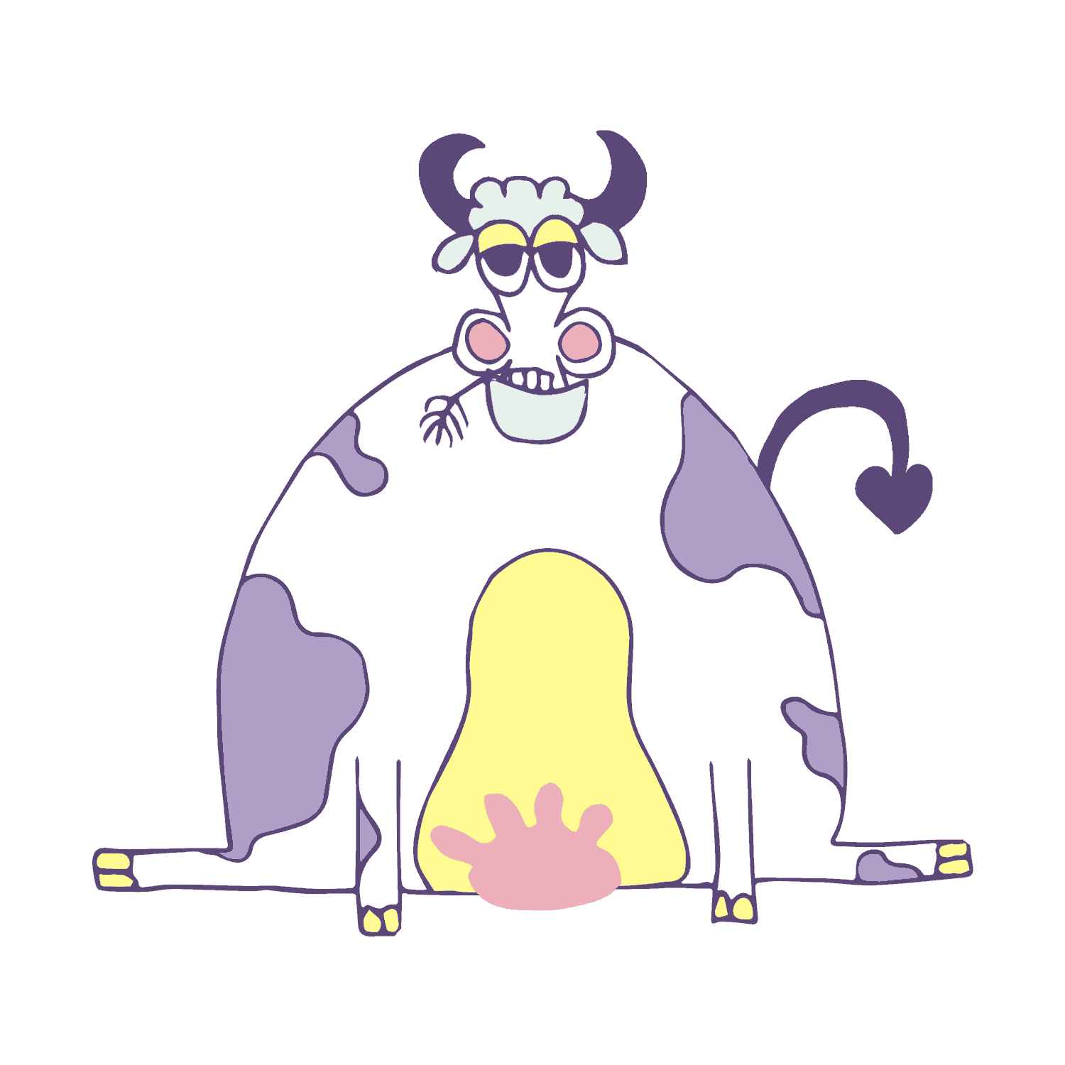 Lazy cow - Hanne Fossaa Eriksen